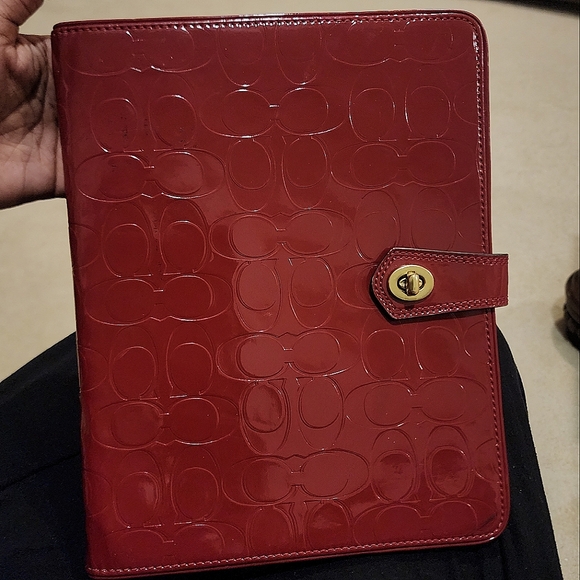 Coach | Office | Coach Beautiful Patent Leather Tablet Case | Poshmark
